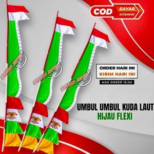 Jual Umbul Umbul Kuda Laut Merah Putih Terbaru Isi 20 Pcs (1 Kodi ...