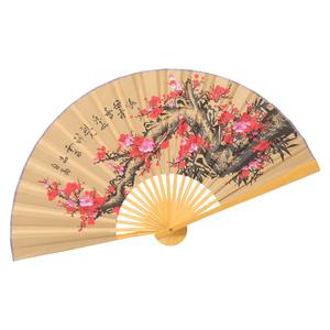 Jual Giant Fan Wall Decor Oriental Feng Shui Wall Fan Flower Chinese ...
