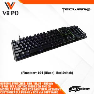 Jual NEW Tecware Phantom 104Outemu SwitchPhantom + 104 PreLubes Black ...