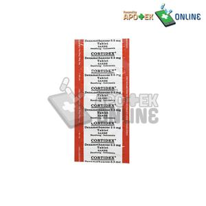 Jual CORTIDEX 0.5MG TAB 100`S ( 1 BLISTER ISI 10 TABLET ) - Kota ...