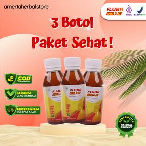 Jual PAKET 3 BOTOL FLUBA ANABA - Obat Flu Batuk Pilek Demam Radang ...