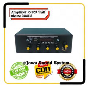 Jual Power Amplifier 240 Watt Bluetooth Dan Tone Control Aktiv Subwofer ...