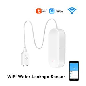 Jual Tuya WiFi Water Leakage Sensor Smart Home Water Leakage Detector ...