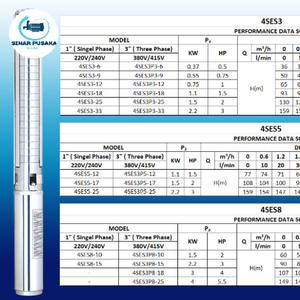 Jual POMPA SATELIT SUBMERSIBLE SANEI 3 HP 3 PHASE 4 INCH STAINLESS - Jakarta Barat - Wijaya ...