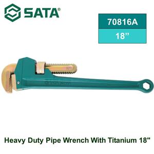 Jual Kunci Pipa 18 Inch Sata 70816A Heavy Duty Pipe Wrench With ...