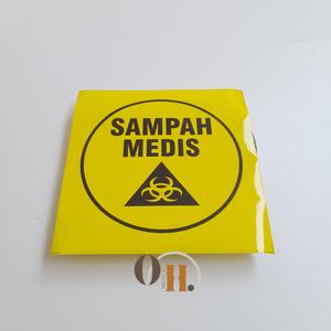 Jual Stiker Sampah Medis - Stiker Label Sampah Medis - Stiker chromo ...