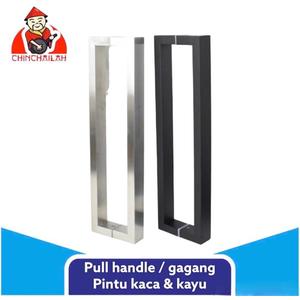 Jual Pull handle / Gagang tarikan pintu kayu & kaca hollow as 80 ...