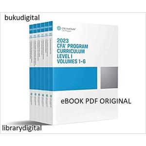 Jual 2023 CFA Program Curriculum Level 1 Volumes 1 - 6 Level I CFAI ...