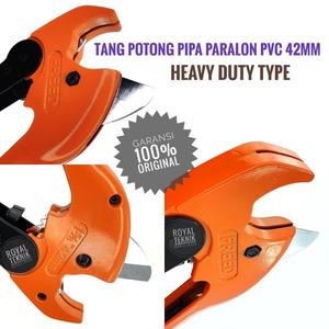 Jual TANG POTONG PIPA AIR PARALON PVC 42MM/ GUNTING PIPA/ PIPE CUTTER ...