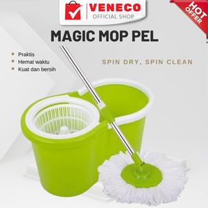 Jual New Alat Pel Lantai Spin Putar Otomatis Pell Bersih Dan Ember Spin ...