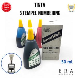 Jual Tinta INK Stempel Numbering Numerator otomatis Stamp Numbering ...