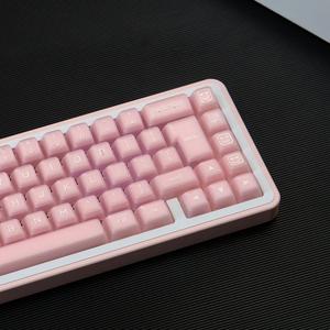 Jual Pink Jade Theme Keycap PBT Dye-sublimation Custom Translucent ...