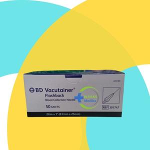 Jual BD Vacutainer Flashback 22GA x 1 Blood Colection Needle BD 22GA ...