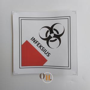 Jual Stiker Sampah Infeksius Putih - Stiker Label Sampah Infeksius ...