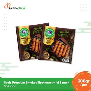 Promo So Good Sosis Premium Smoked Bratwurst 300gr - Isi 2 pack ...