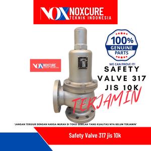 Jual SAFETY VALVE 317 6" INCH CAST IRON FLANGE JIS 10K 10 BAR NON ...