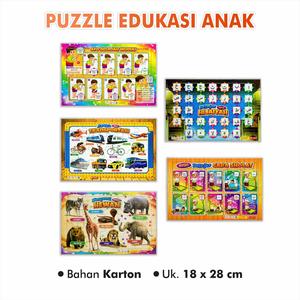 Jual Puzzle Edukasi Anak /Puzzle Karton Seri Alat Transportasi / Ayo ...