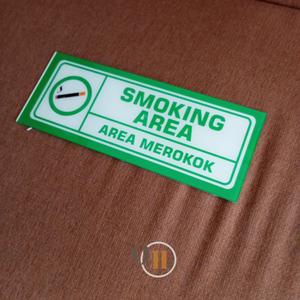 Jual Akrilik Area Merokok - Akrilik Smoking Area - Akrilik Kawasan ...