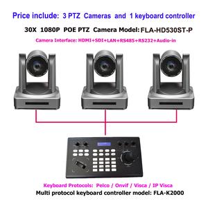 Jual 30X Optical Zoom POE Video Conference Camera Remote Controller Keyboard Control Rotation ...