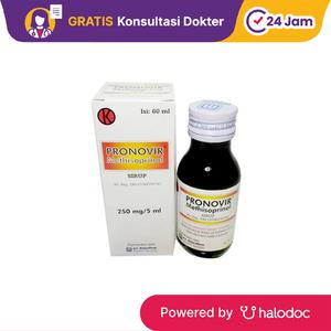 Jual Pronovir Sirup 250 mg/5 ml 60 ml - Antivirus - Halodoc - Kab ...