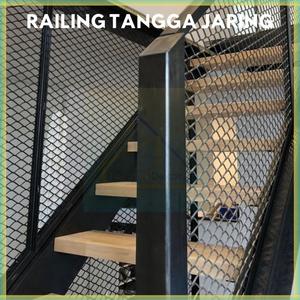 Jual RAILING KAWAT TANGGA Original'K Rail Jaring Tangga Hollow Galvanis ...