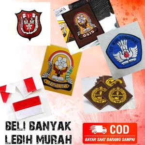 Jual logo bendera merah putih logo sekolah SD SMP SMA SMK PRAMUKA ...