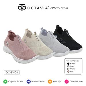 Jual OCTAVIA Sepatu Wanita Extra Light Go Walk Arch Fit #OC-SW06 - Grey, 39 - Kab. Tangerang ...