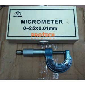 Jual Outside Micrometer Tricle Brand 0-25 mm 0,01 - Mikrometer Skrup ...