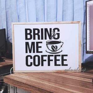 Jual Neon Box frame Kayu Indoor meja atau dinding Custom Logo - Jakarta ...