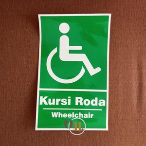 Jual Stiker kursi roda - Stiker wheelchair - Stiker lambang kursi roda ...