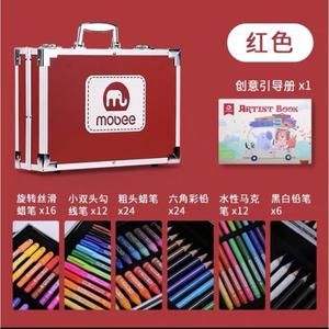 Jual mobee artist box art set 97 pcs, peralatan mewarnai set besar ...
