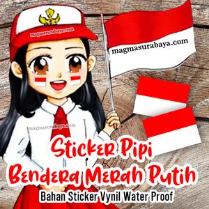 Jual Stiker Pipi BENDERA MERAH PUTIH - stiker tempel di Pipi - stiker ...