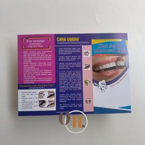 Jual Leaflet Kiat Sehat Merawat Gigi - Leaflet Kesehatan Gigi dan Mulut ...