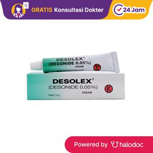 Jual Desolex 0.05% Cream 10 g - Obat Dermatitis & Eksim - Halodoc ...