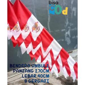 Jual BENDERA UMBUL UMBUL ZIG ZAG 280CM MERAH PUTIH HIJAU BIRU KUNING UNGU - Kota Tangerang ...