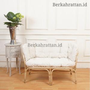 Jual Kursi Rotan Sofa Bahama 2 Seater / Kursi Tamu Rotan Minimalis ...