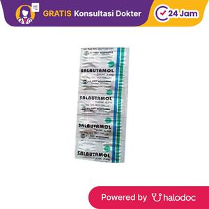 Jual Salbutamol 4 mg 3 Strip 30 Tablet - Obat Asma - Halodoc - Kota ...