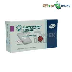 Jual LIPITOR 10 MG 1 STRIP ISI 10 TABLET/ATORVASTATIN/KOLESTEROL - Kota ...