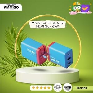 Jual M365 Switch TV Dock HDMI GaN 65W Fast Charger for Nintendo Samsung ...