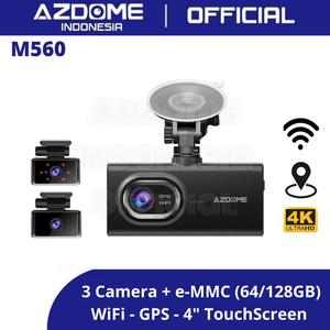 Jual Azdome M560 3 Kamera 4K TouchScreen Dashcam Dash Cam Mobil ...