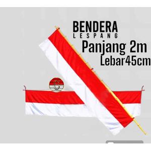 Jual bendera lespang merah putih ukuran 2 meter dan 5 meter - Kota ...