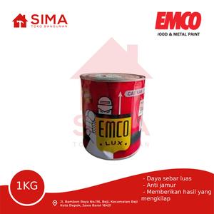Jual Emco Lux Cat Kayu & Besi 1kg / Berbagai Warna - 37 Coklat Batik ...