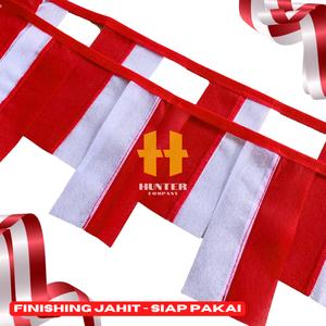 Jual ISI 50 Bendera renteng/6500cm umbul umbul merah putih pesta ...