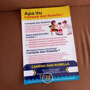 Jual Poster apa itu campak dan rubella? - Poster kenali campak dan ...