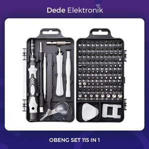 Jual Obeng Set 115 in 1 Multifungsi full Set Alat Service Reparasi HP ...