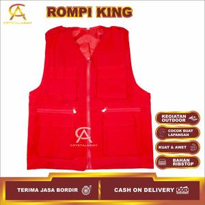 Jual Rompi Tactical/Rompi King/Rompi Multifungsi /Rompi Lapangan/Rompi ...
