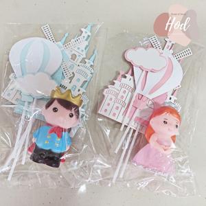 Jual Topper Ornamen Prince Princess Castle Set Hiasan Kue Putri ...