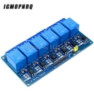 Jual DC 5V 6 Channel Relay Module with Light Coupling Optocoupler ...