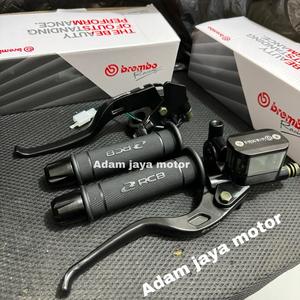 Jual Paket Set Master rem Tabung Kotak + Handgrip RCB HG55 Original + Jalu Stang CNC / Full ...