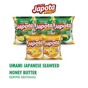Jual JAPOTA POTATO CHIPS RENCENG 10 x 14 GR - RANDOM** - UMAMI SEAWEED ...